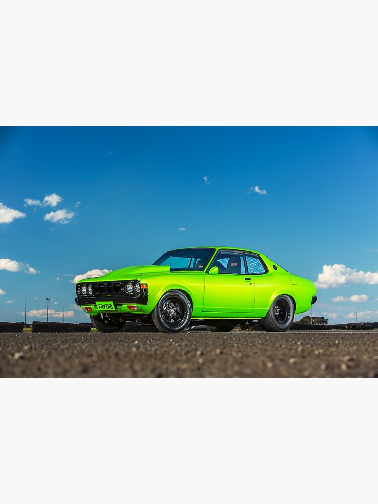 "Drew Friend's 1976 Mitsubishi Galant" Sticker by HoskingInd | Redbubble