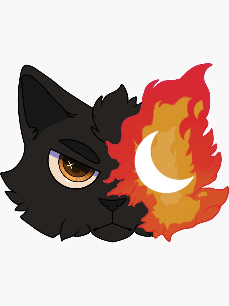 "Nightheart Head" Sticker for Sale by apple-glass | Redbubble