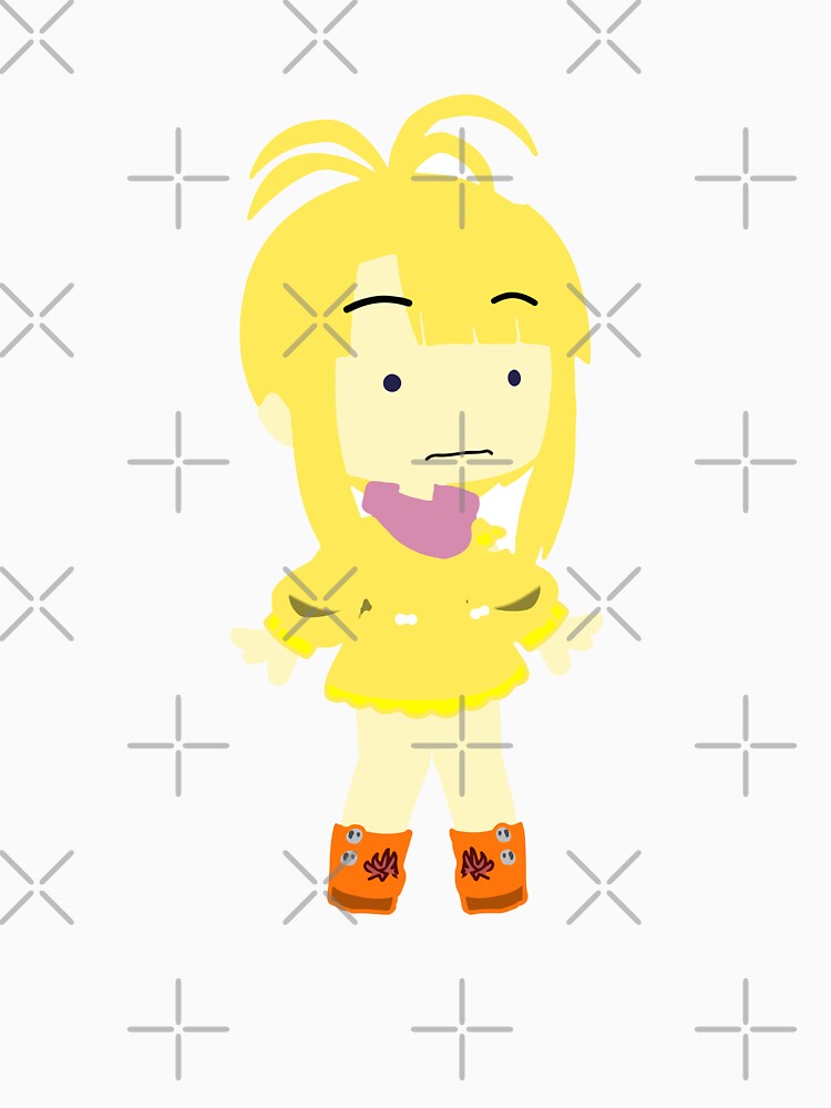 "Gacha club girl - Yellow hair cartoon - Yellow anime gacha chibi girl ...