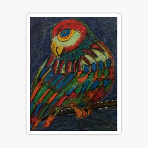 "Bird 02" Sticker for Sale by MySmallPieces | Redbubble