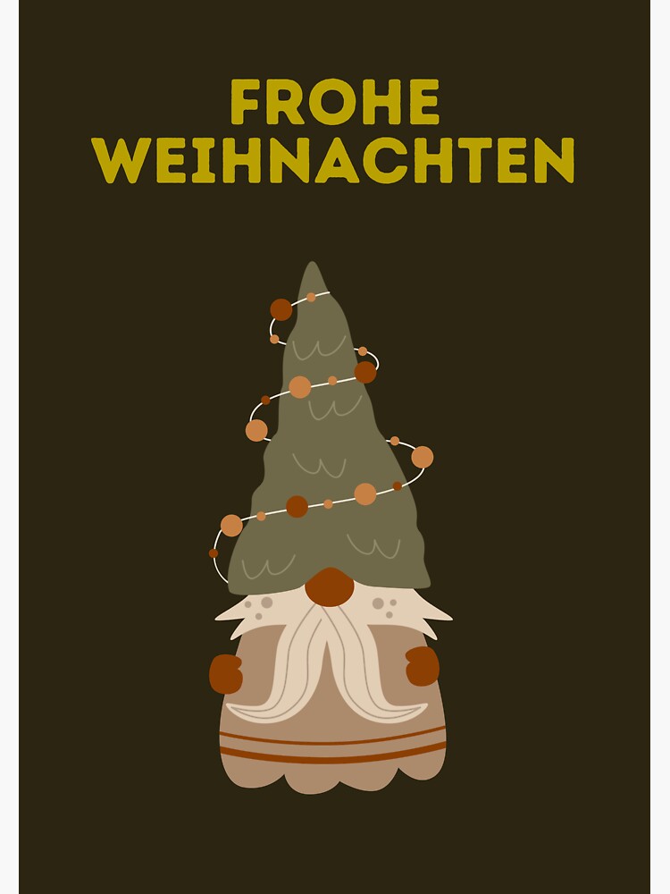 "Frohe Weihnachten, Weihnachtskarte, Happy Christmas in German, Merry ...