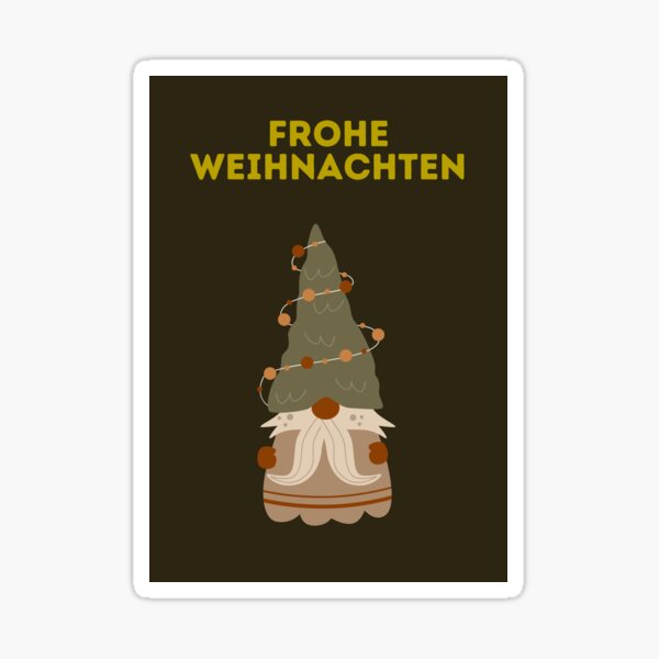 "Frohe Weihnachten, Weihnachtskarte, Happy Christmas in German, Merry ...
