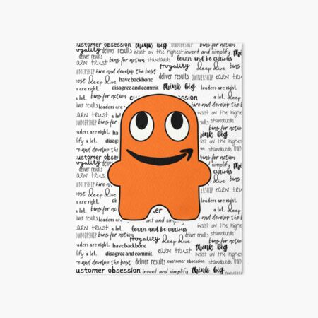 "Amazon Peccy Employee Leadership Principles" Art Board Print for Sale ...