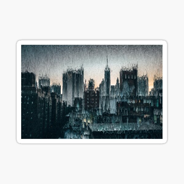 "New York City Manhattan skyline" Sticker for Sale by nycruss1 | Redbubble