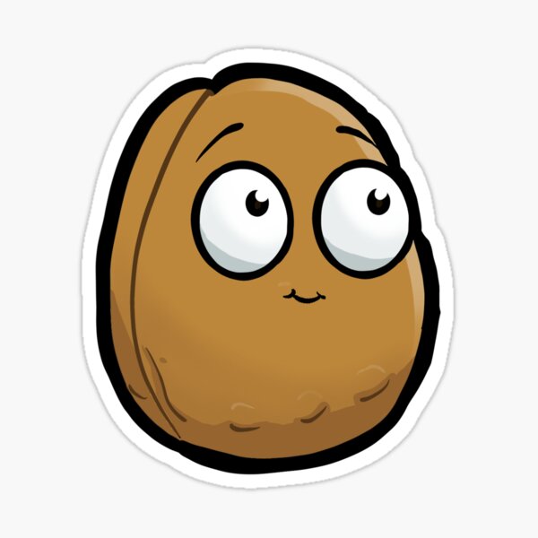 "Plants Vs. Zombies Walnut" Sticker for Sale by GorillaColossus | Redbubble