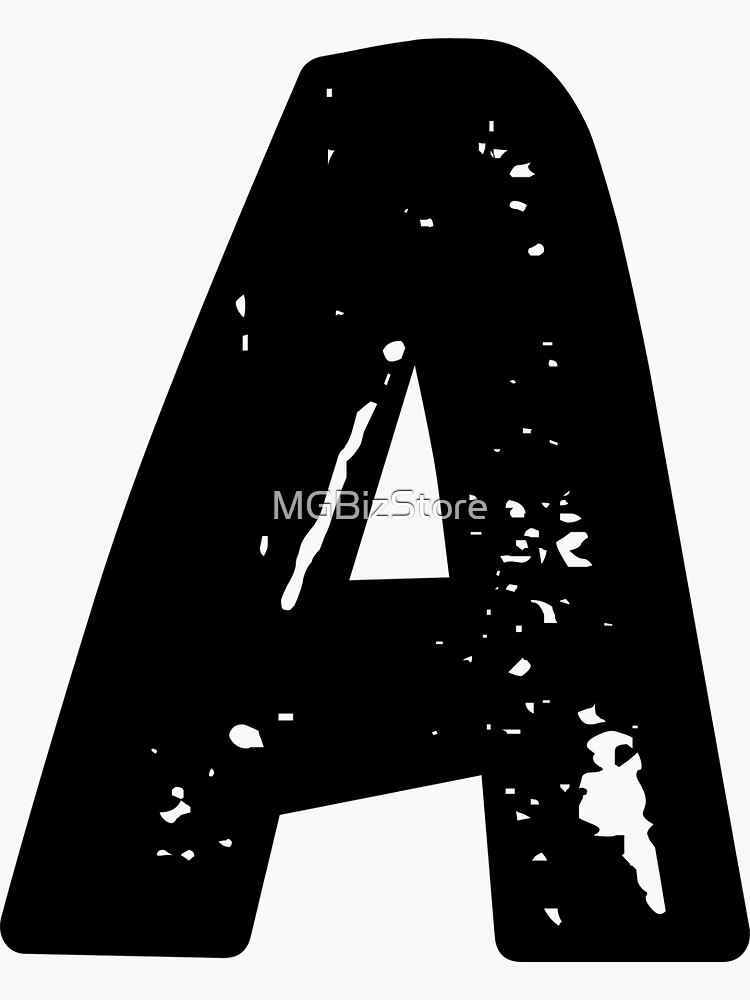 "Letter A Capital Alphabet" Sticker for Sale by MGBizStore | Redbubble