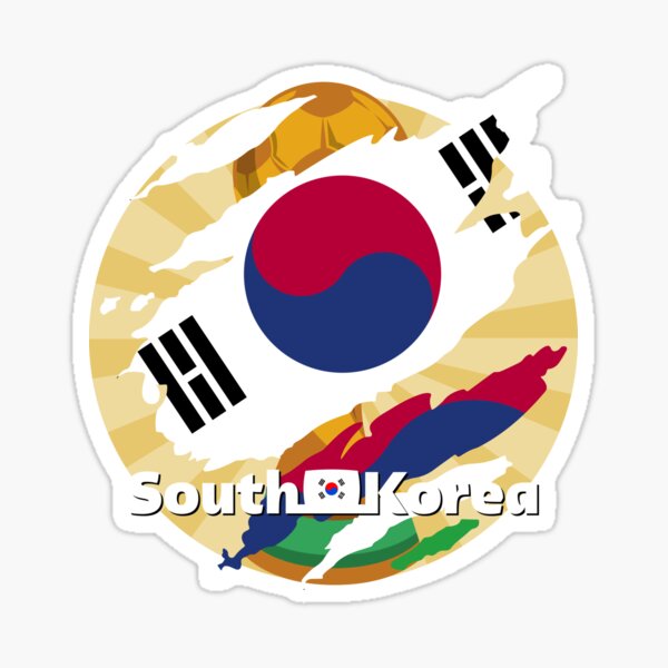 "South Korea Supporters - Taegeuk Warriors" Sticker for Sale by Dekal ...
