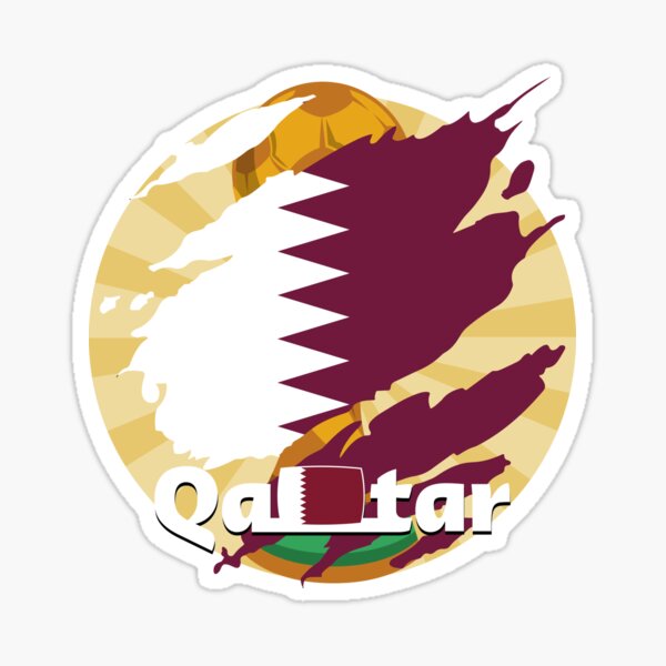 "Qatar Supporters - The Maroons" Sticker for Sale by Dekal | Redbubble
