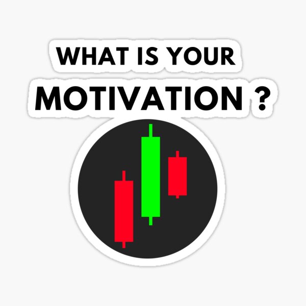 "Trading Motivation" Sticker for Sale by WickyArtz | Redbubble