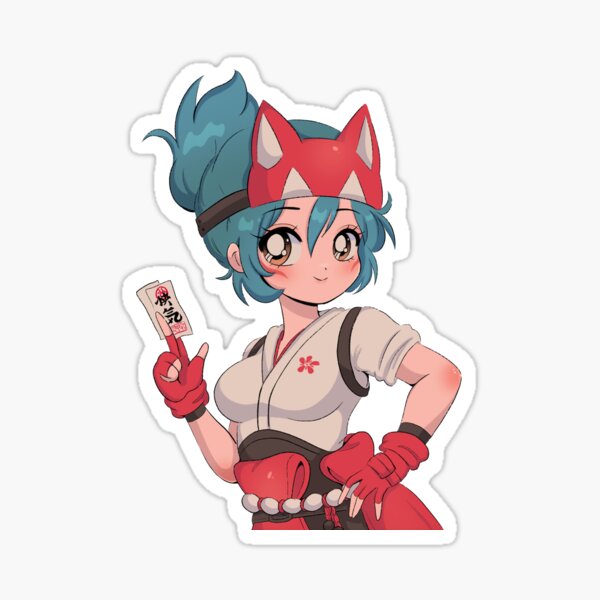 "Kiriko" Sticker for Sale by Chellyko | Redbubble
