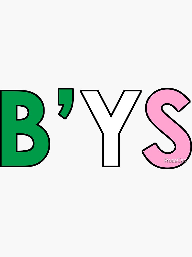 "B'ys" Sticker by RoseCas | Redbubble
