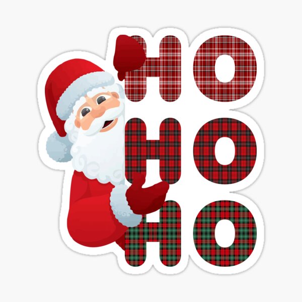 "ho ho ho" Sticker for Sale by NasirDesigner | Redbubble
