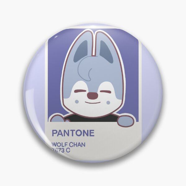 "Pantone Stray kids - skzoo wolf chan" Pin for Sale by MomosDrawing ...