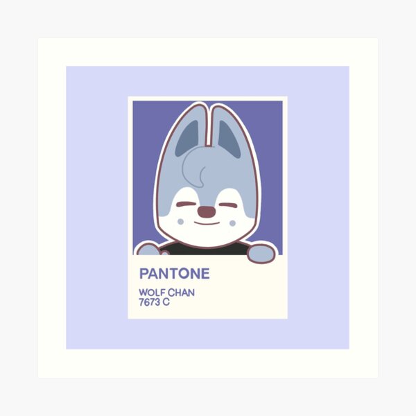 "Pantone Stray kids - skzoo wolf chan" Art Print for Sale by ...