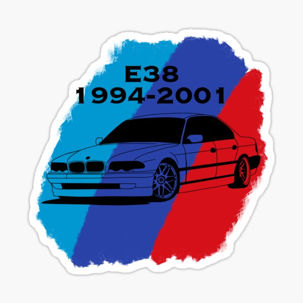 " NEW AESTHETIC PERFECT LOGO OF A CLASSIC CAR BLUE SKY BLUE RED E38 ...