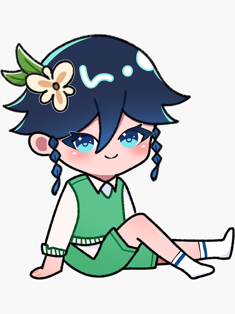 "Venti | Genshin Impact Chibi Design" Sticker for Sale by Xuchimi ...