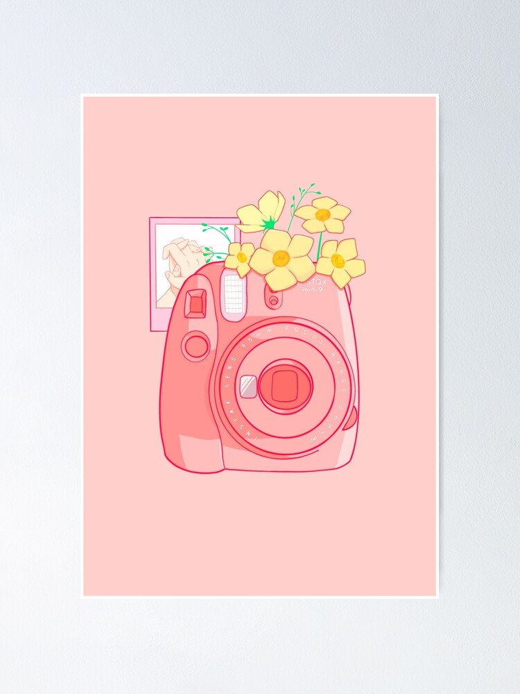 "Intax mini 9 Pink model" Poster for Sale by BunnyShop | Redbubble