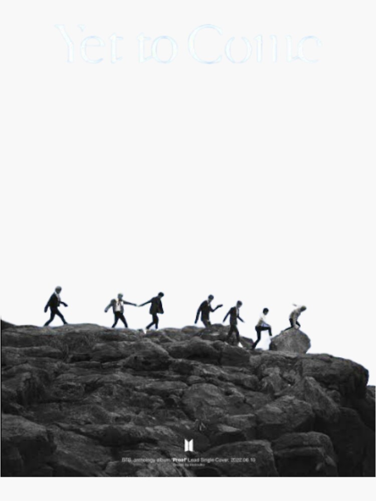 "Bts yet to come " Sticker for Sale by Shivshambhuu | Redbubble