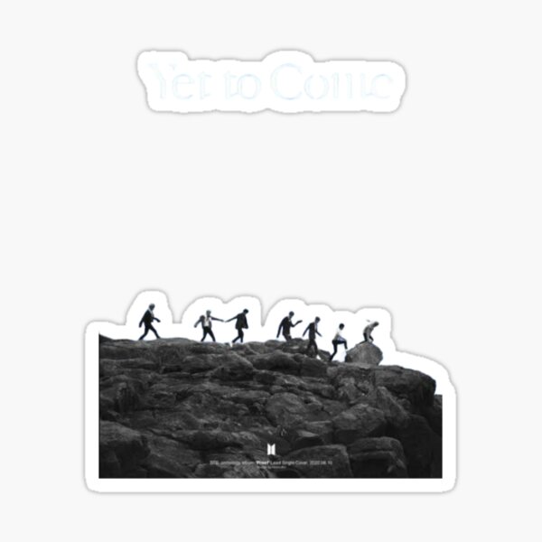 "Bts yet to come " Sticker for Sale by Shivshambhuu | Redbubble