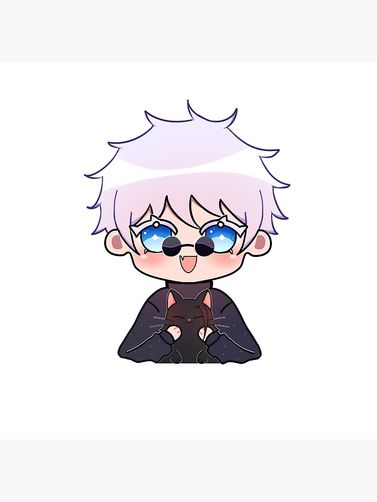 "Gojo Satoru - Jujutsu Kaisen Chibi Sticker" Photographic Print for ...