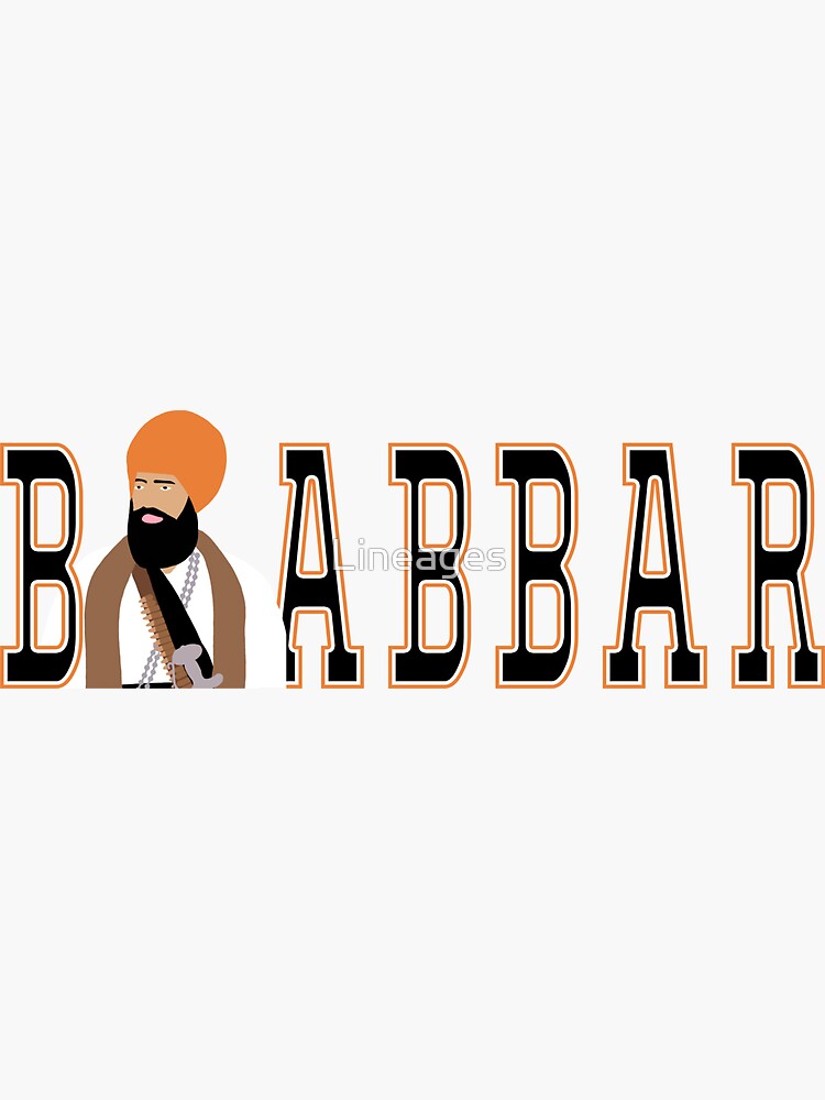 "Sukhdev Singh Babbar" Sticker for Sale by Lineages | Redbubble