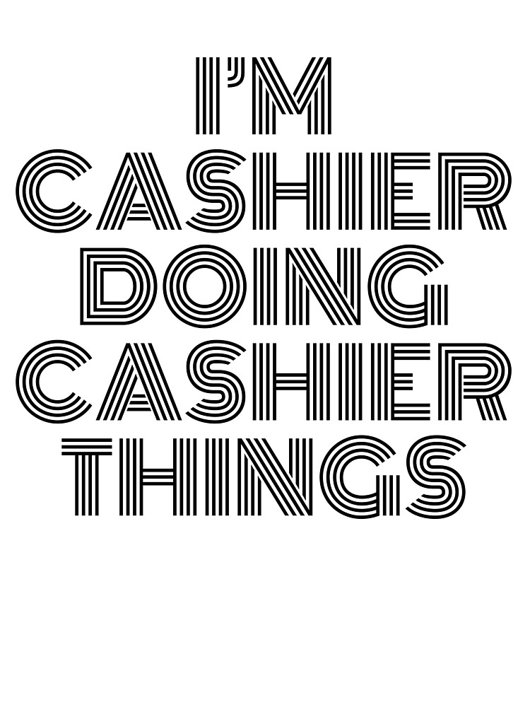 "I'm Cashier Doing Cashier Things Vintage Quote" Kids T-Shirt for Sale ...