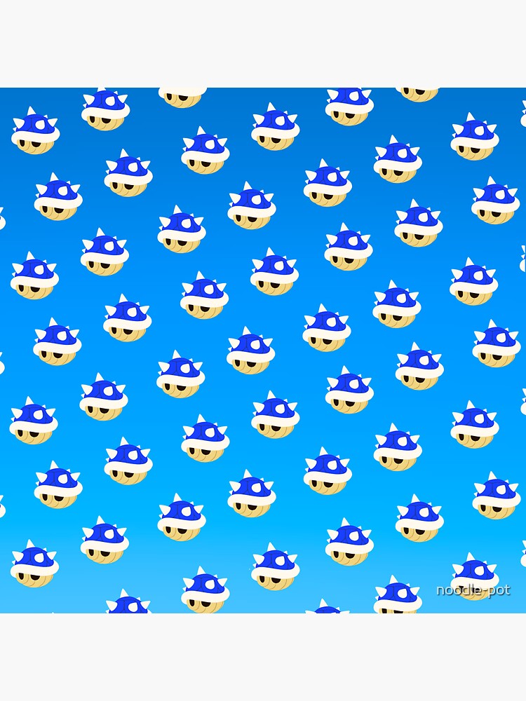 "Blue Shells" Sticker for Sale by noodle-pot | Redbubble