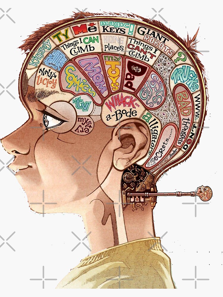 "locke and key" Sticker for Sale by HTBH | Redbubble