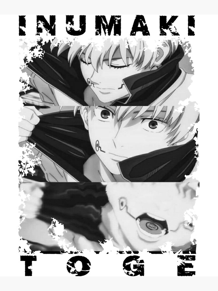 Inumaki Black And White Jjk Poster For Sale By Cullarszala3 Redbubble