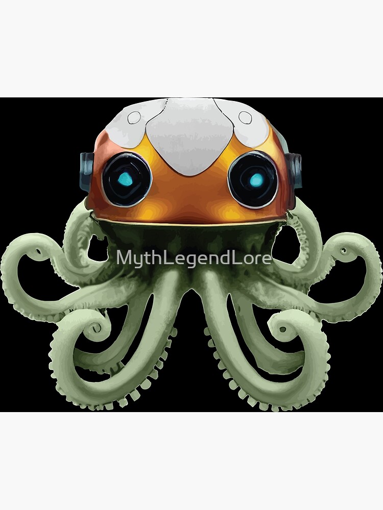 "Robot Octopus" Poster for Sale by MythLegendLore | Redbubble