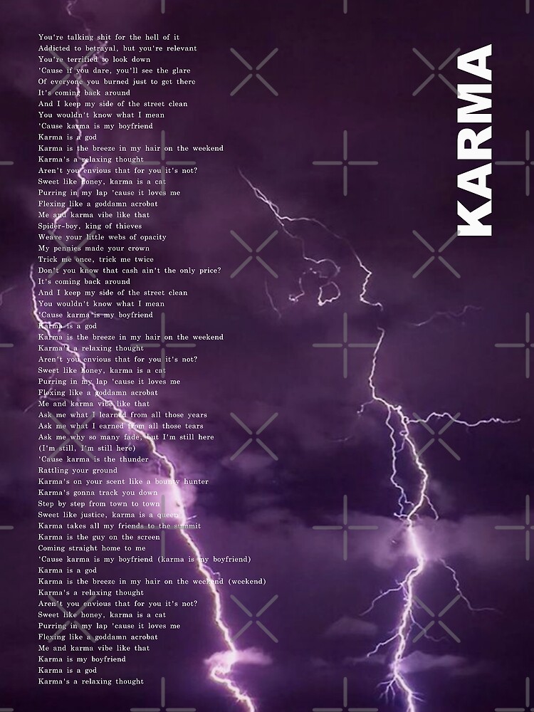 "Karma Taylor Swift Poster" Poster for Sale by MaddieGuyton | Redbubble