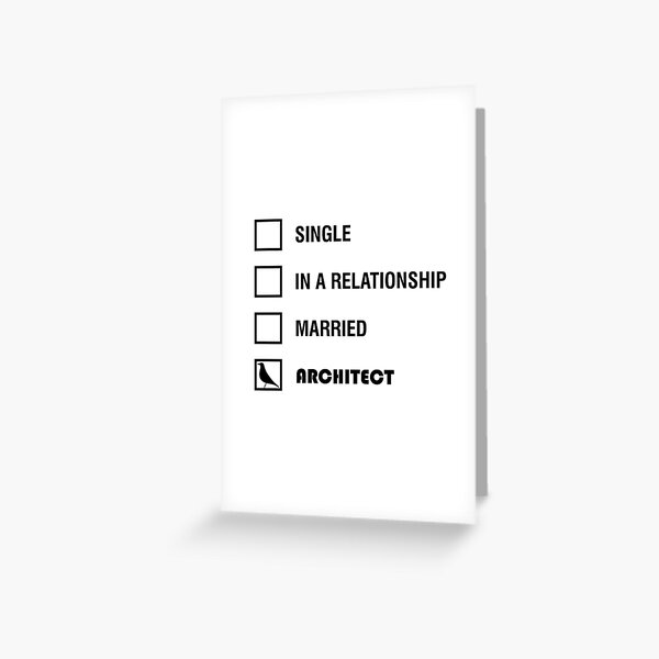 Tarjetas de felicitación «La relación del arquitecto es siempre con la ...