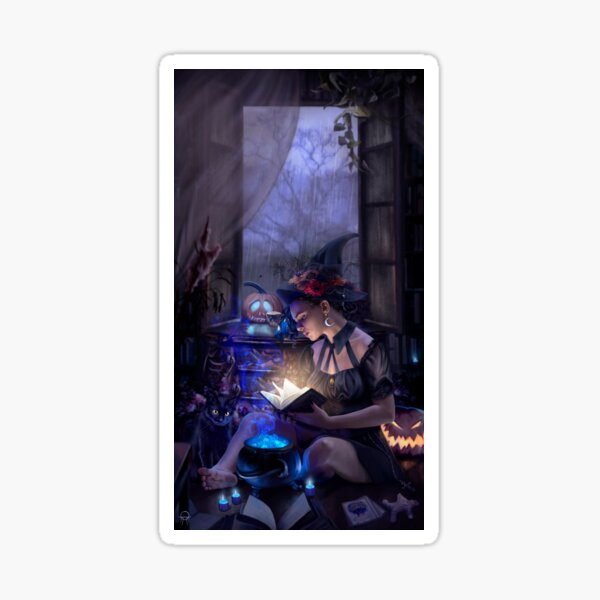 "The Magician" Sticker for Sale by thanatosofnicte | Redbubble