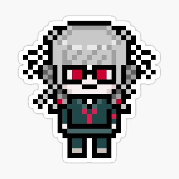 "Pixel Peko Pekoyama" Sticker for Sale by Something-Artz | Redbubble