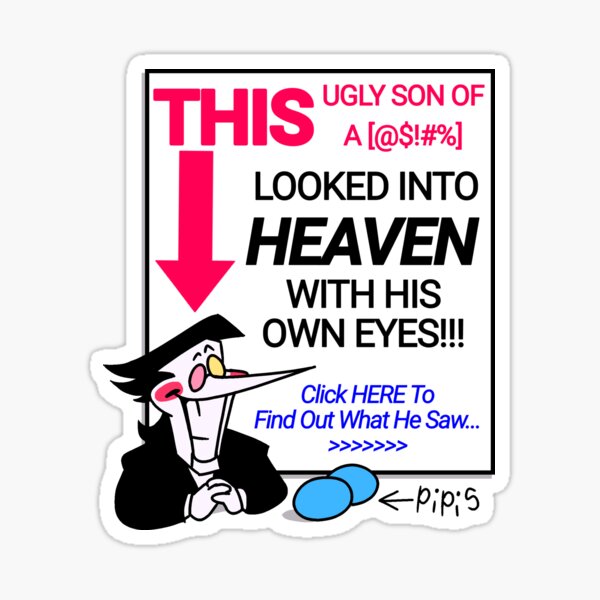 "FIND OUT HIS SECRET - spamton deltarune " Sticker for Sale by ...