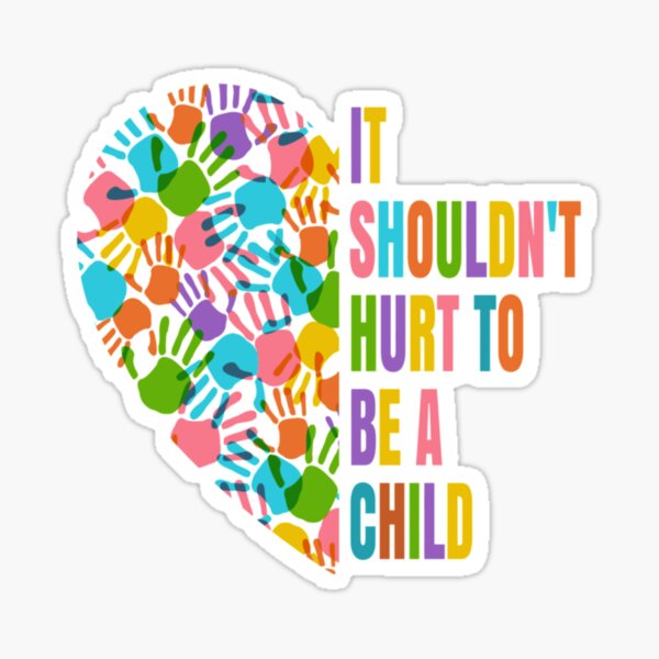 "Child Abuse Prevention Month Awareness" Sticker for Sale by ...