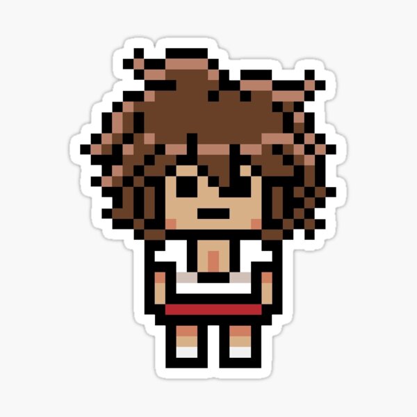 "Pixel Akana Owaru " Sticker for Sale by Something-Artz | Redbubble