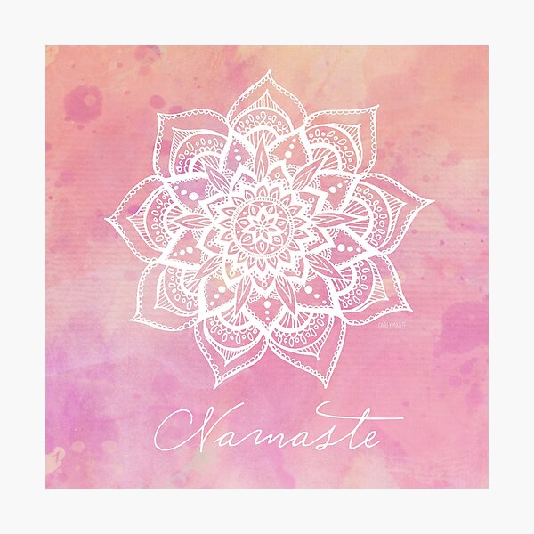 "Namaste - Rose Quartz" Photographic Print by CarlyMarie | Redbubble