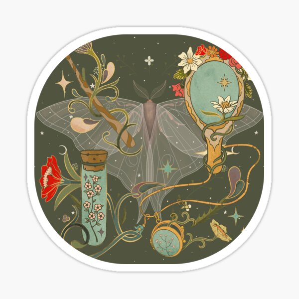 "Mystical Vanity" Sticker for Sale by ezleeamuzed | Redbubble