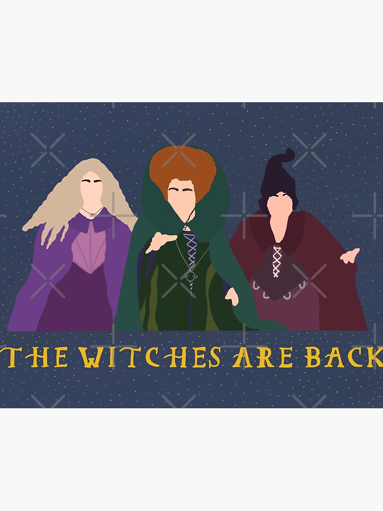 "The Witches Are Back" Sticker for Sale by G-Graphicss | Redbubble