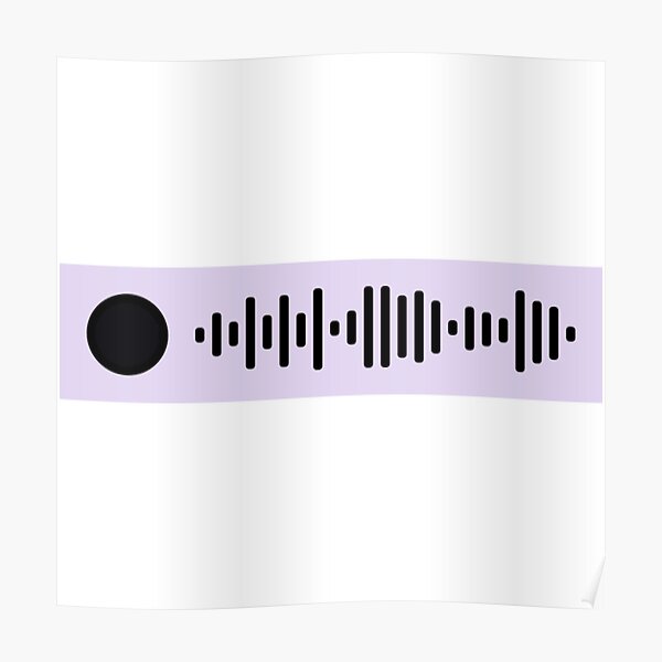 "Taylor Swift Anti-Hero Spotify Code" Poster for Sale by dandoesntdraw ...