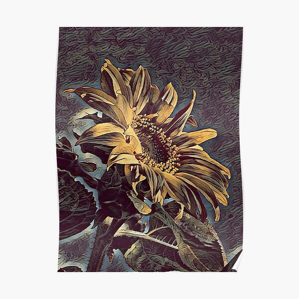 "Sunflower - Art from the Floral Collection - spcreationsco22" Poster ...