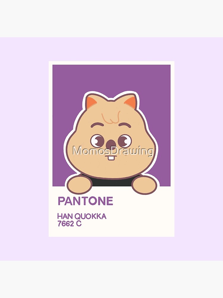 "Pantone stray kids - skzoo Han quokka" Art Print for Sale by ...