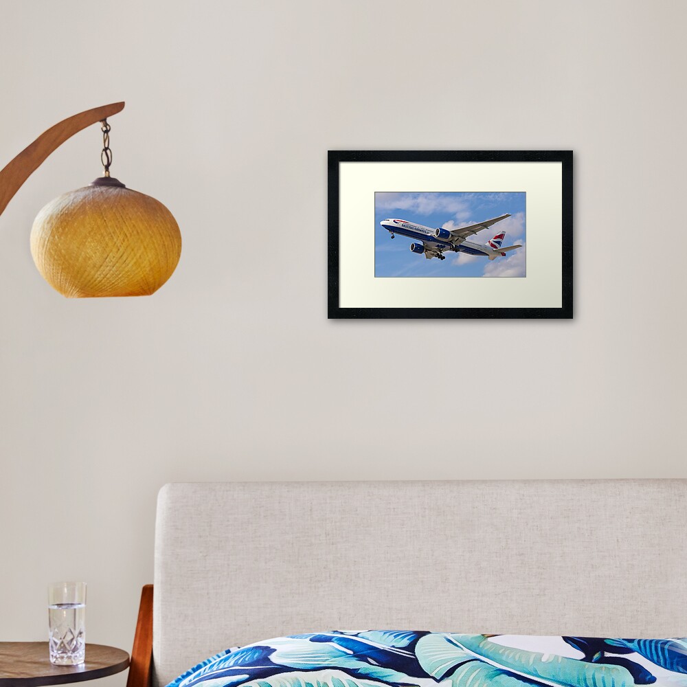 "British Airways B777" Poster for Sale by RDDMCreations | Redbubble