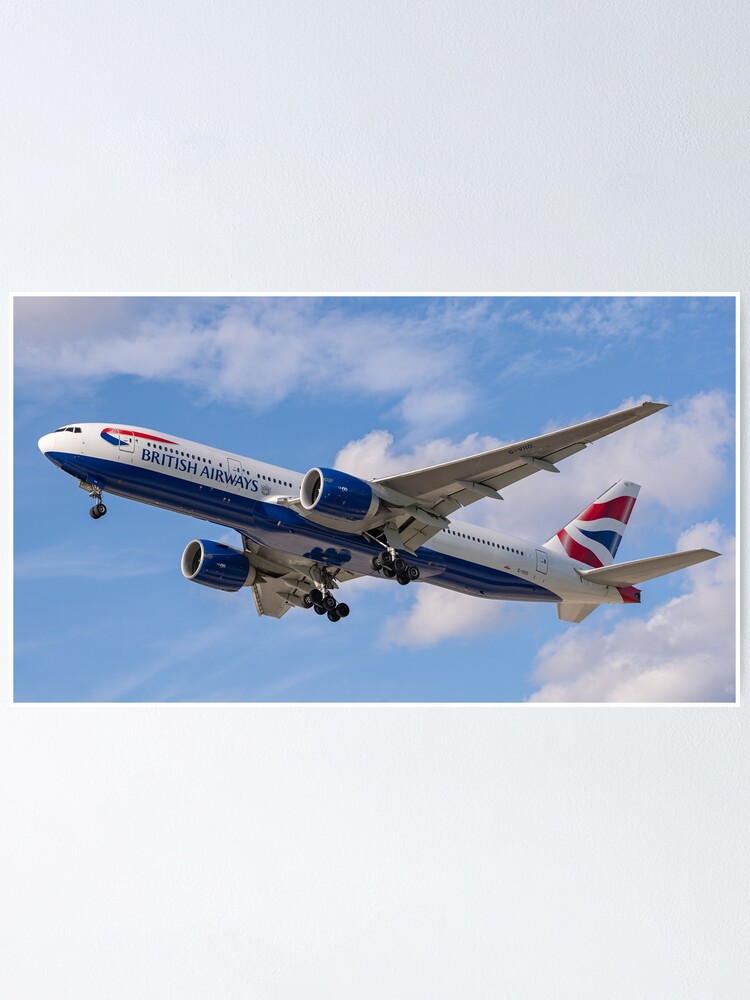"British Airways B777" Poster for Sale by RDDMCreations | Redbubble