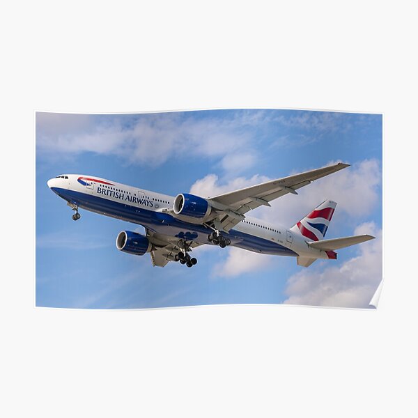 "British Airways B777" Poster for Sale by RDDMCreations | Redbubble