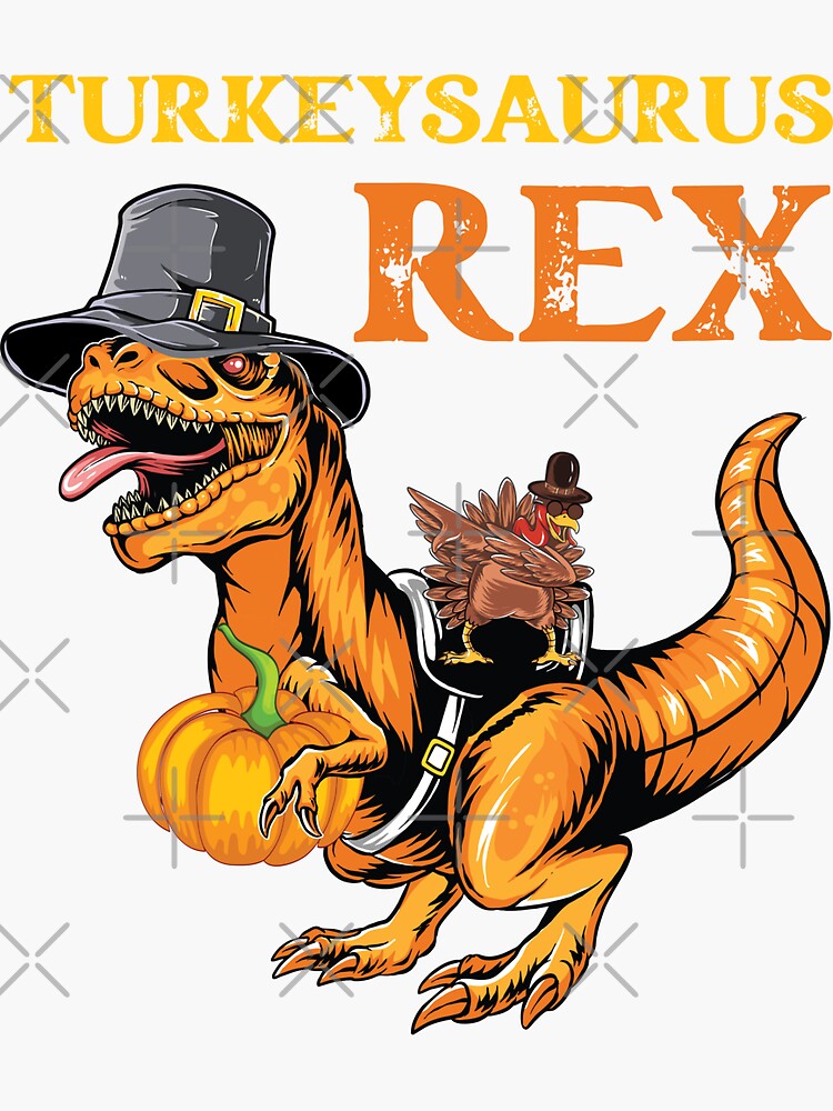 "Kids Turkeysaurus Rex Dab Turkey Dino Toddler Boys Thanksgiving ...