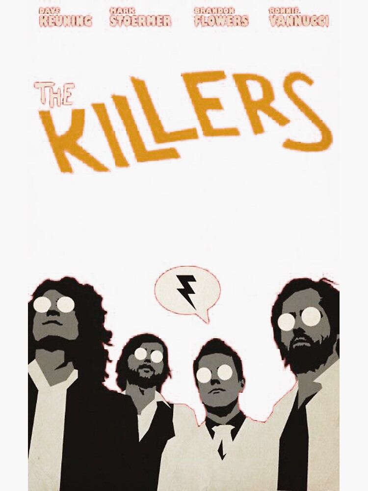 "New Art Of The Killers" Sticker for Sale by sutedjasetiawan | Redbubble