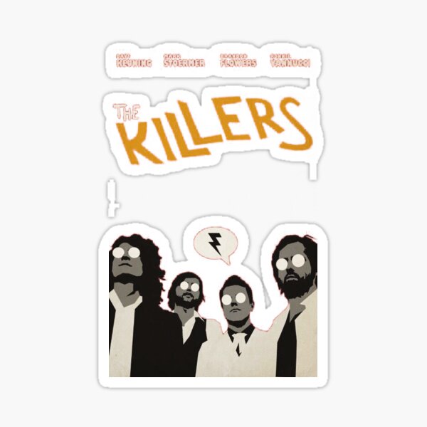 "New Art Of The Killers" Sticker for Sale by sutedjasetiawan | Redbubble