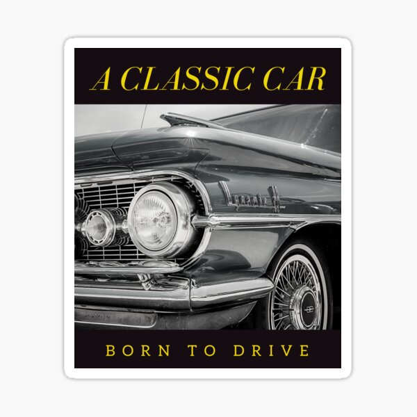 "born-to-drive" Sticker for Sale by BIG-JOO | Redbubble